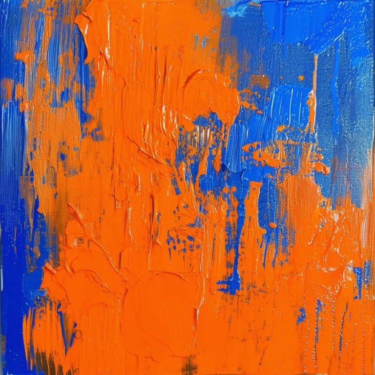 Orange Und Blau Mischen
