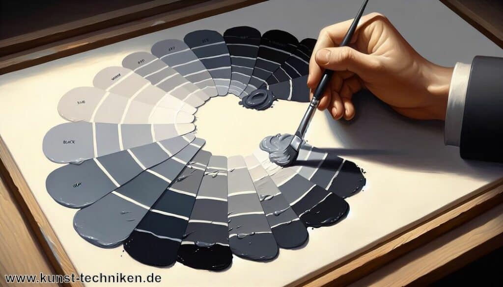 Farben Mischen Grau