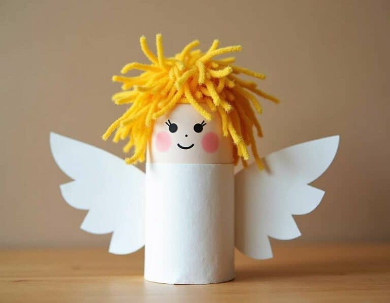 Engel Basteln Klopapierrolle